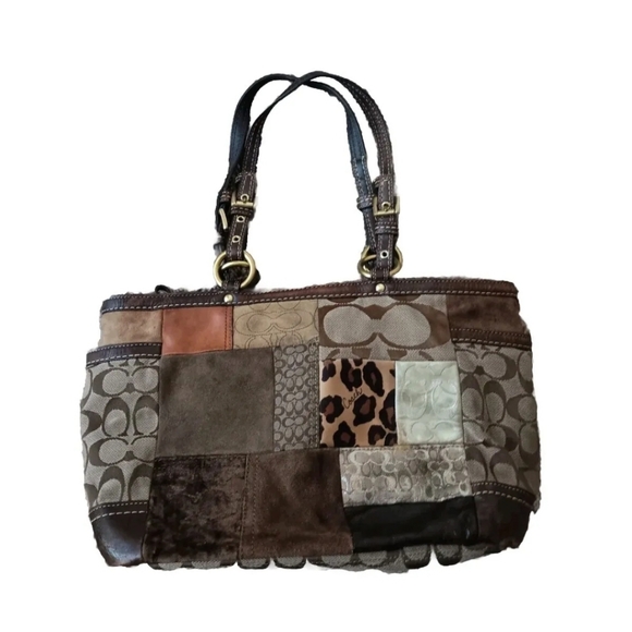 Coach | Bags | Coach Signature Patchwork Limited Edition Purse Bag ...